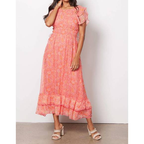 Cleobella | Dresses | New Cleobella Hannah Maxi Dress In Blossom Block ...